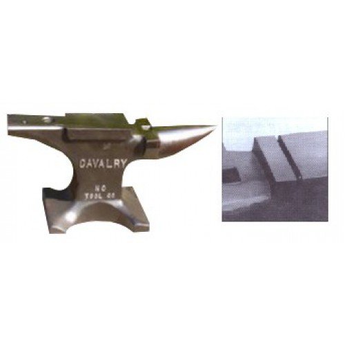 NC Tool 112 lb Cavalry Anvil w/Punch Slot - ANNCC112WPSL